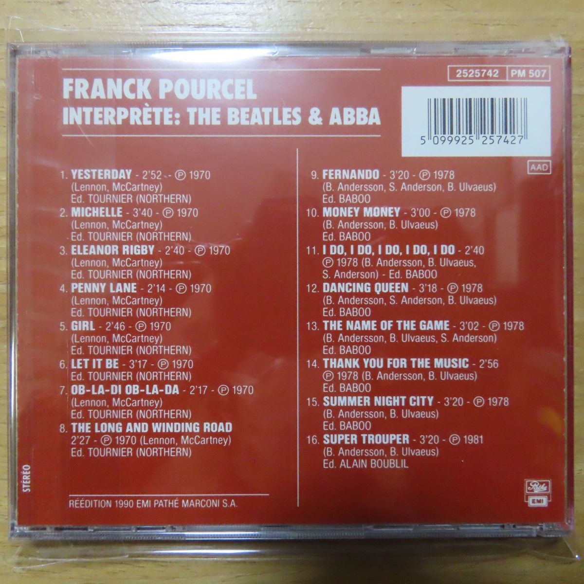 5099925257427; CD POURCEL / INTERPRETE THE BEATLES AND ABBA(イージーリスニング)｜売買されたオークション情報、yahooの商品情報を ...