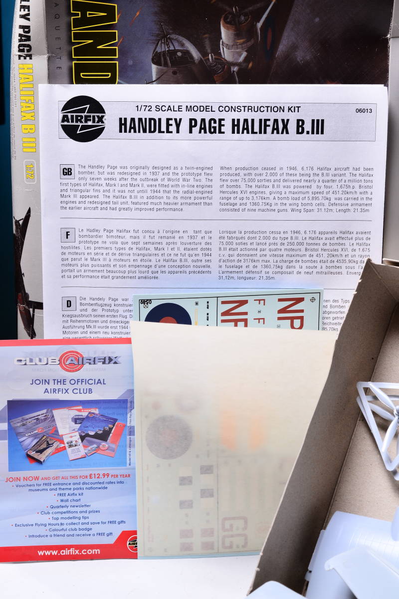 790 未組 AIRFIX エアフィックス 1/72 HANDLEY PAGE HALIFAX BⅢ(イギリス)｜売買されたオークション情報、yahooの商品情報をアーカイブ公開 ...