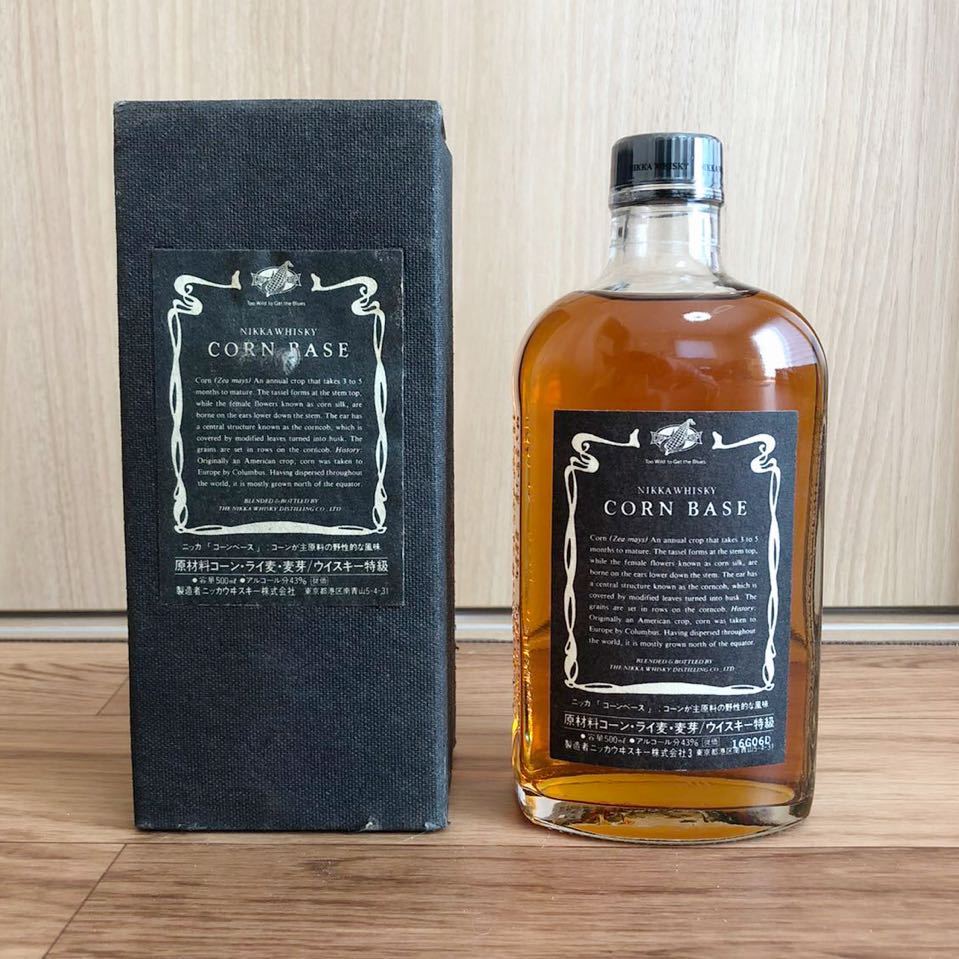 NIKKA WHISKY ニッカ ウイスキー CORN BASE コーンベース 特級 500ml 43% 未開栓(日本)｜売買された ...
