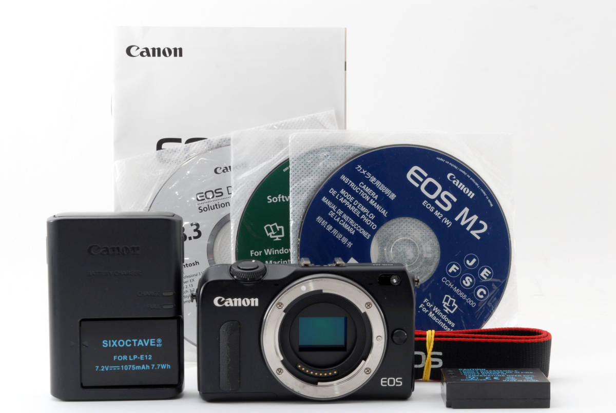 超超 キヤノン Canon EOS M2 ブラック ボディ バッテリー2個 ワンオーナー #9440T(キヤノン)｜売買されたオークション情報 ...