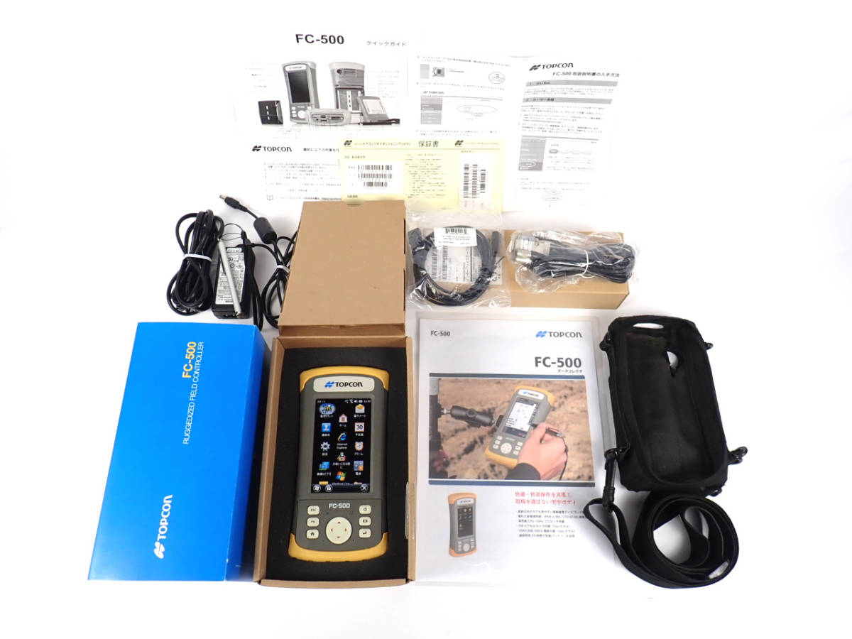 現行モデル TOPCON FC-500 データコレクタ 電子野帳 測量 土地家屋調査士 FC-200 FC-250 SOKKIA ソキア トプ ...