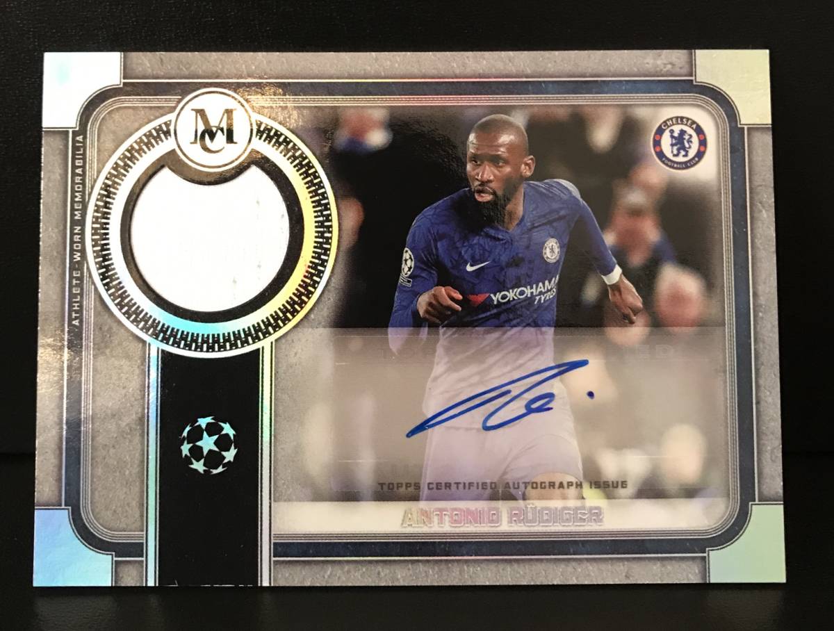Antonio Rudiger 2019-20 Topps Museum Collection UEFA Champions League ...
