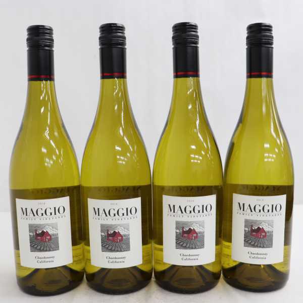 4本セット MAGGIO FAMILY VINEYARDS マッジオ ファミリー ヴィンヤード シャルドネ 2018 13.5％ 750ml ...