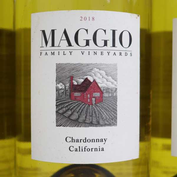4本セット MAGGIO FAMILY VINEYARDS マッジオ ファミリー ヴィンヤード シャルドネ 2018 13.5％ 750ml ...