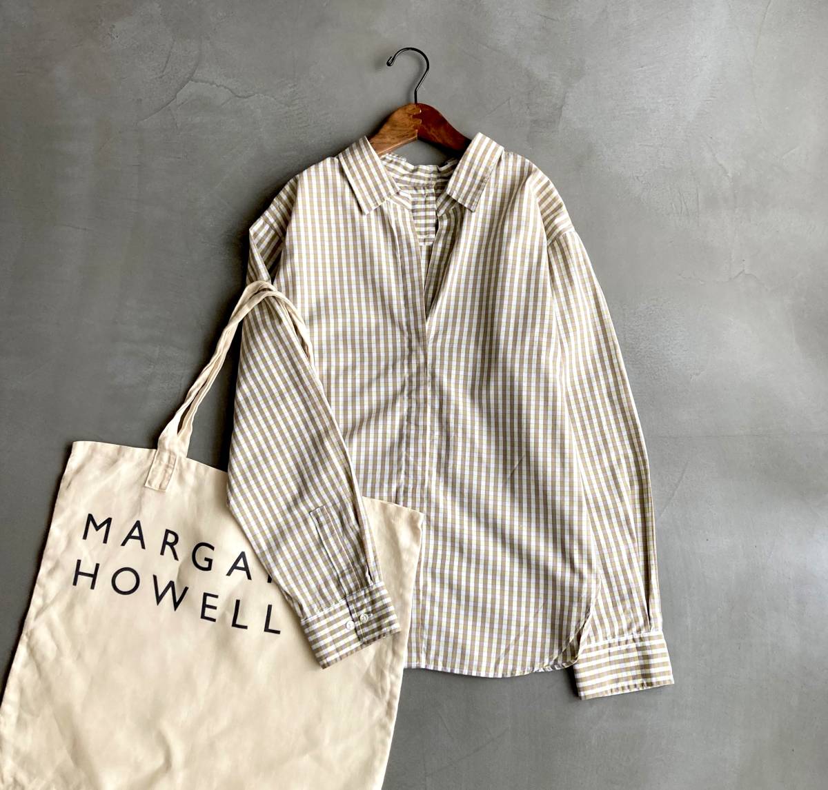 spick&span購入 SIMPLICITE 後ろ姿も魅力的 チェック柄 長袖シャツ イエロー×ベージュ×ホワイト コットン100%(長袖シャツ)｜売買されたオークション情報、yahooの ...