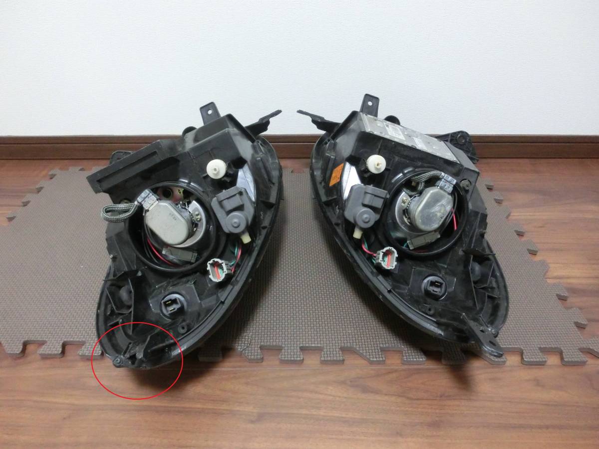 日産純正 12系マーチ K12 12SR キセノン HID ヘッドライト バラスト バーナー付き 左右セット ICHIKOH1705/HCR ...