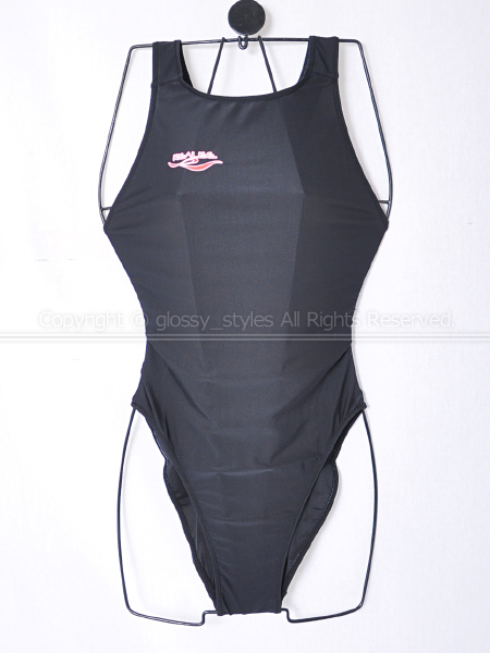 k1476-13 REALISE リアライズ シースルータイプ ノーマルバック競泳水着風コスチューム N-002 ブラック LL(ワンピース ...