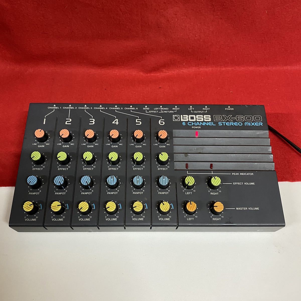 1円 ~ 通電確認済み BOSS BX-600 6 CHANNEL STEREO MIXER 6 チャンネル ステレオ ミキサー(ミキサー ...