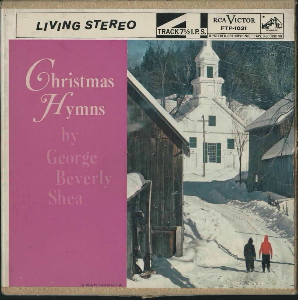 オープンリールテープ GEORGE BEVERLY SHEA / CHRISTMAS HYMNS 7号 19cm/s 7 1/2IPS 4 ...