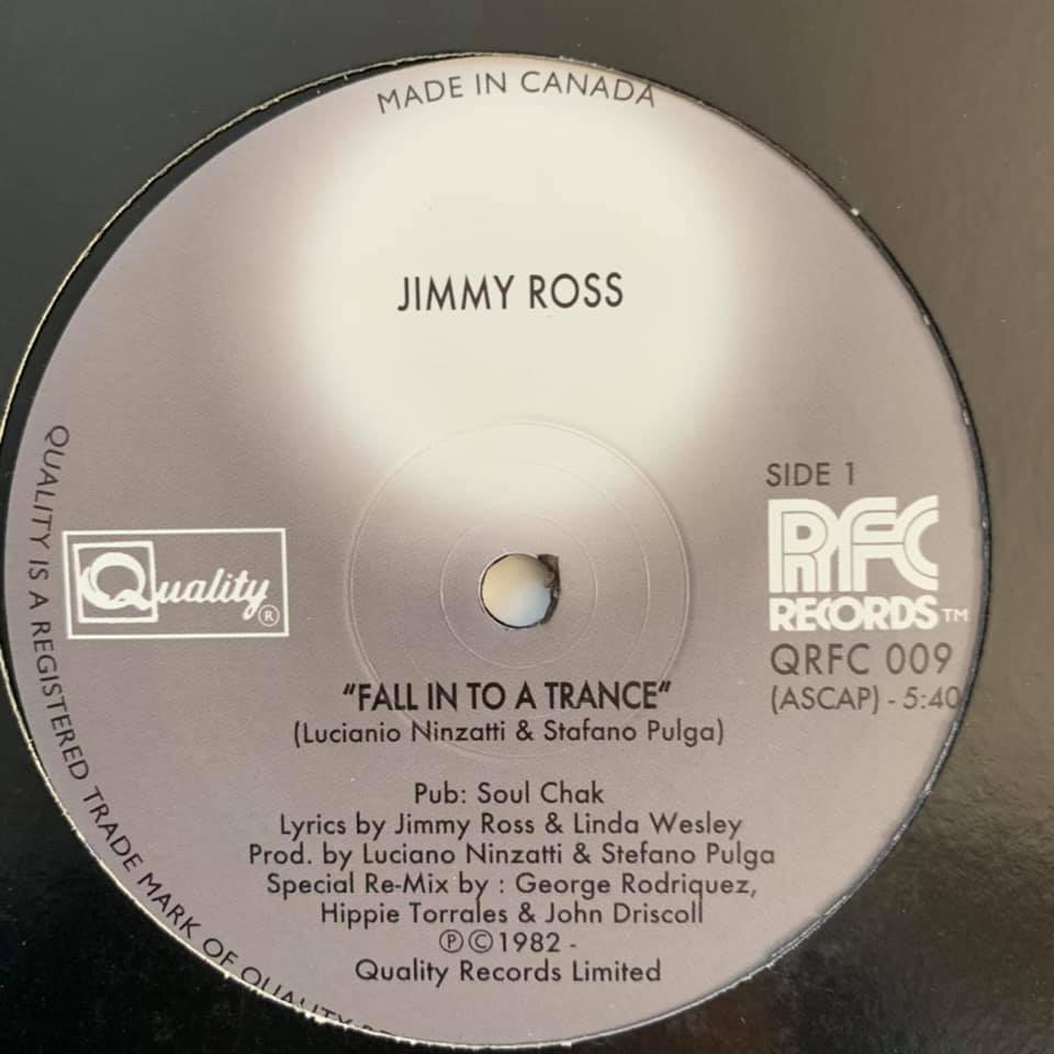 Jimmy Ross - Fall In To A Trance 12inch us盤 サーファー系ディスコ(ディスコ)｜売買された ...