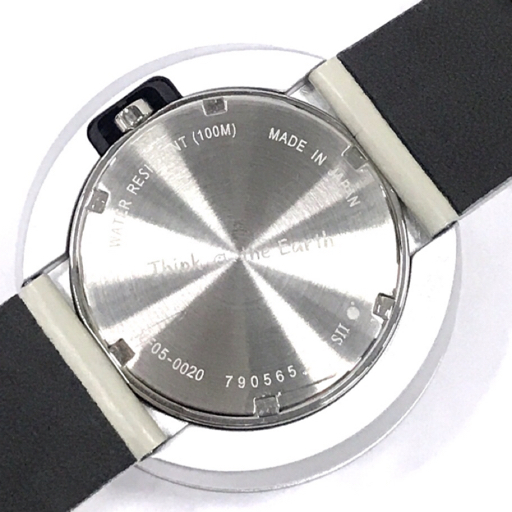 1円 セイコーインスツル 腕時計 Wn-2 VF05-0020 Think The Earth クォーツ メンズ 未稼働 付属品有り SEIKO
