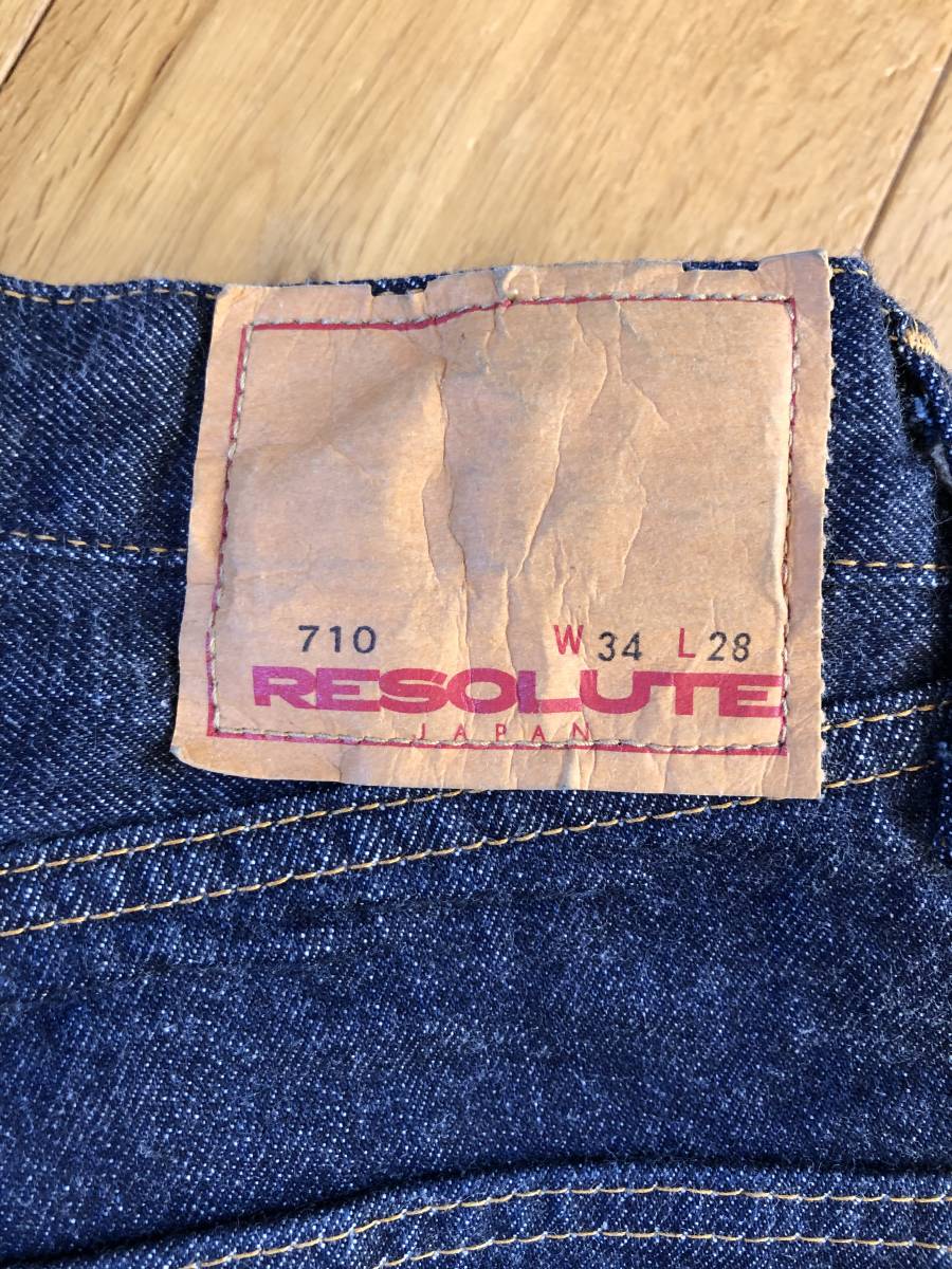 ほぼ RESOLUTE 710 W34 L28 リゾルト(ジーンズ)｜売買されたオークション情報、yahooの商品情報をアーカイブ公開 - オークファン（aucfan.com）