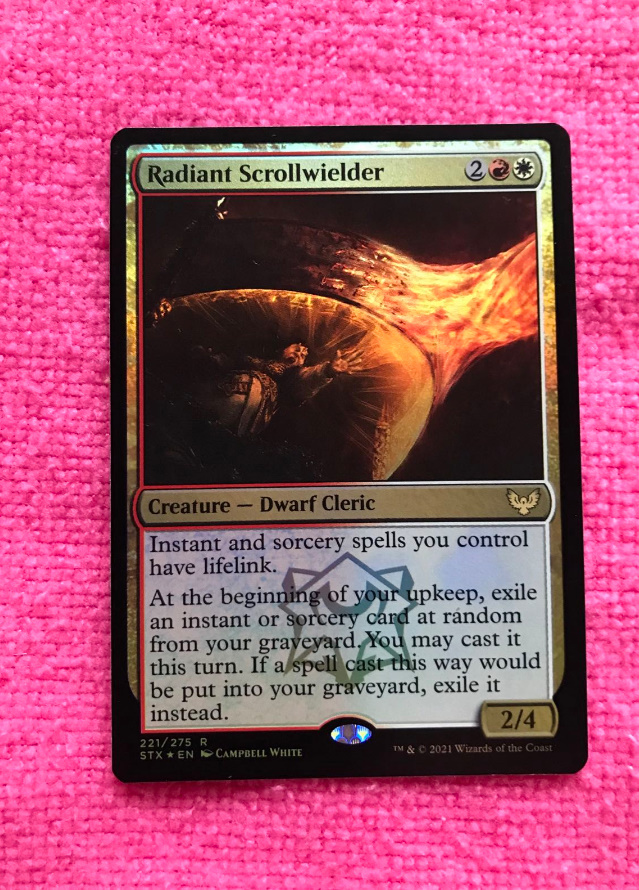 MTG ストリクスヘイヴン：魔法学院 Foil 光輝の巻物使い/Radiant Scrollwielder STX 金R 3点以上 送料を無料 ...