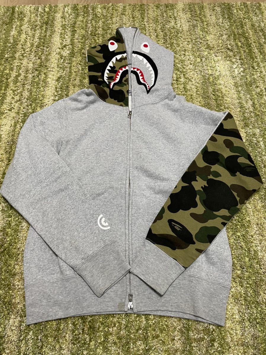 a bathing ape BAPE シャークパーカー SサイズA BATHING APE エイプ アベイシングエイプ(スウェットシャツ、トレーナー)｜売買されたオークション情報、yahooの ...