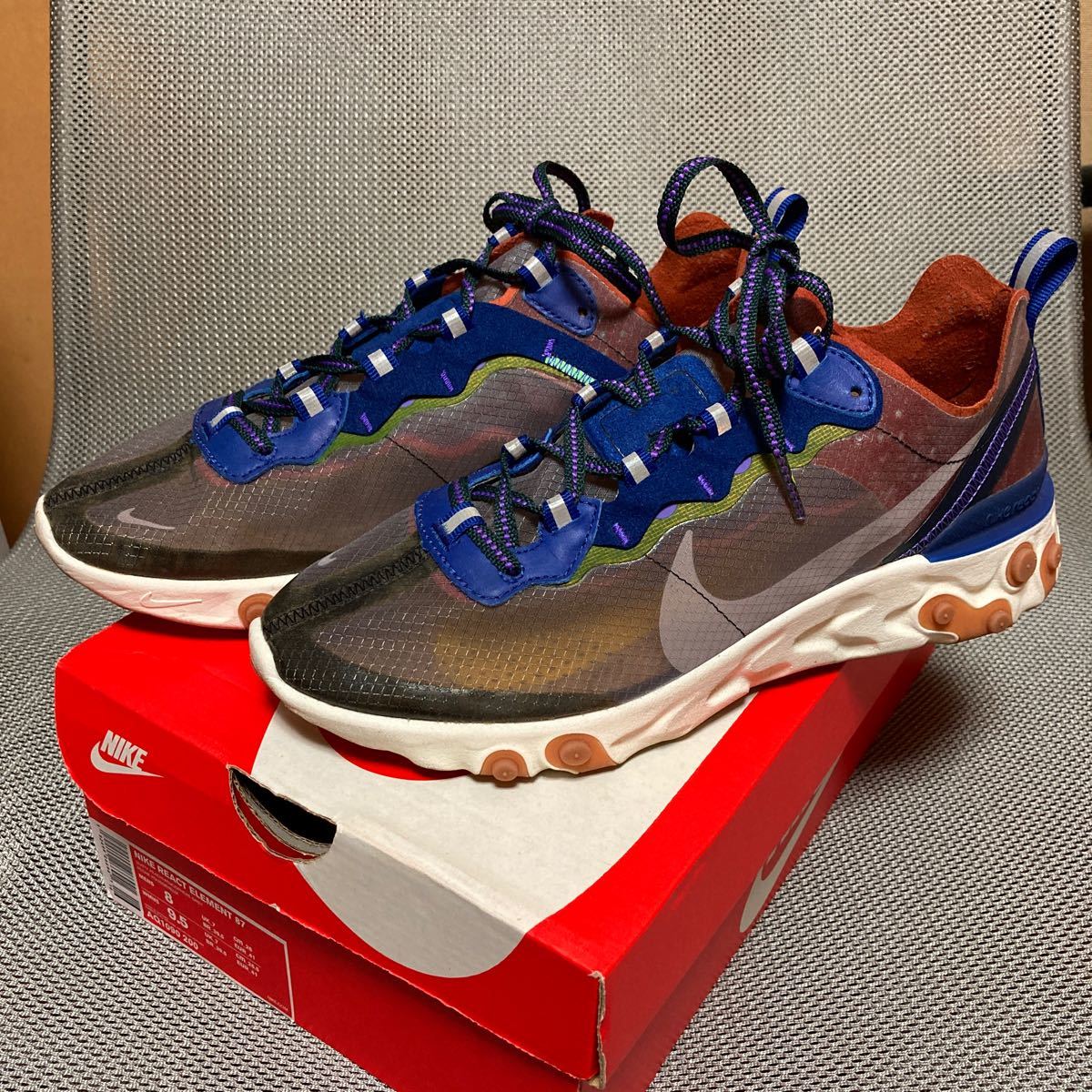NIKE REACT ELEMENT 87 ナイキ リアクト エレメント87(26.0cm)｜売買されたオークション情報、yahooの商品情報をアーカイブ公開 - オークファン（aucfan.com）