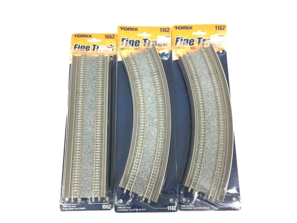 TOMIX トミックス 1062 1162 3点セット fine track ファイン トラック レール 鉄道模型 O5721737(線路 ...