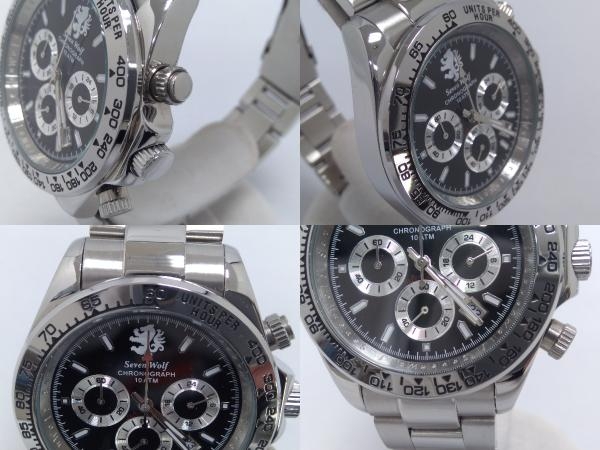 ジャンク SEVEN WOLF セブンウルフ SW-1010 腕時計 クオーツ 不動 動作未確認 ノークリーニング(その他)｜売買された ...