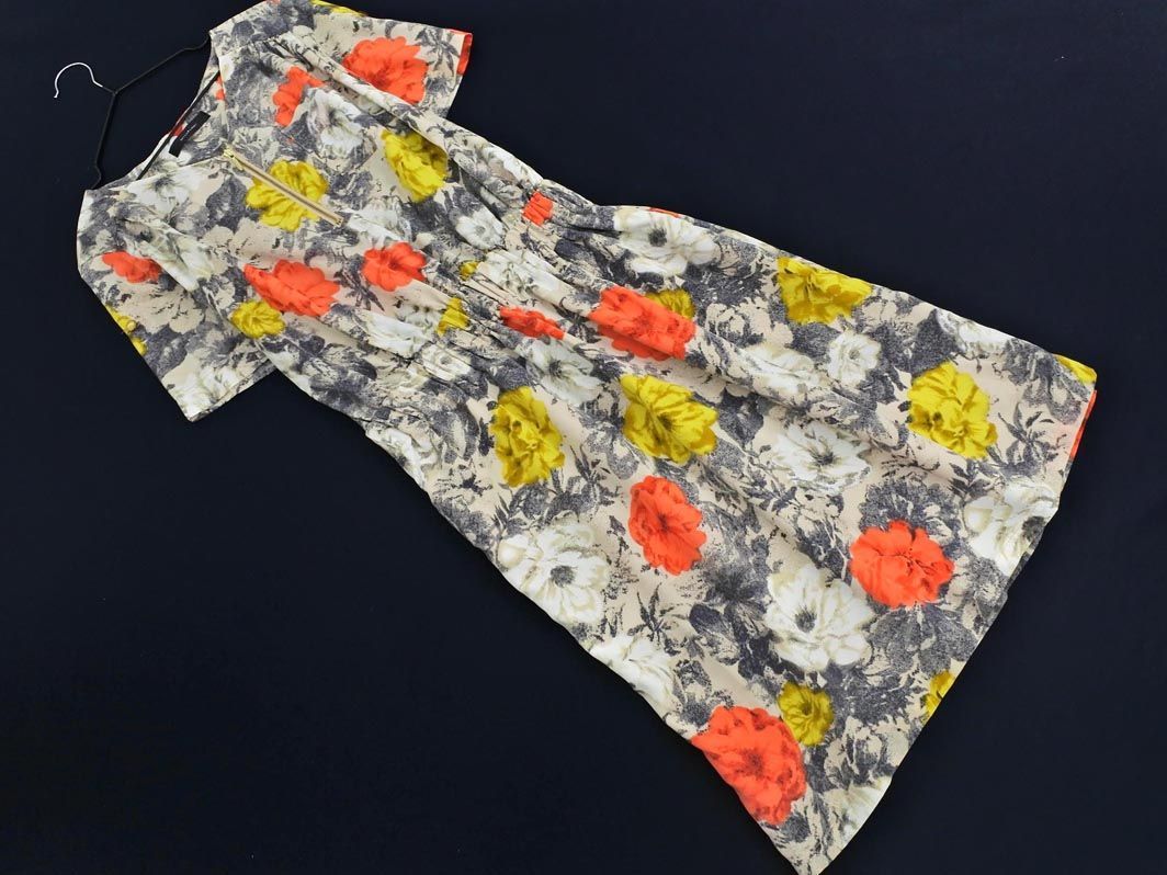 ネコポスOK INTERPLANET インタープラネット ボタニカル柄 ハーフジップ ワンピース sizeM/ベージュ bfc2(ワンピース)｜売買されたオークション情報、yahooの商品情報 ...