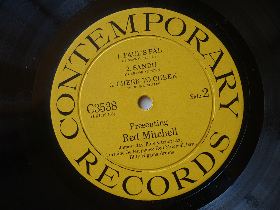 米 / 両溝 / mono / Red Mitchell Quartet / Presenting Red Mitchell ...