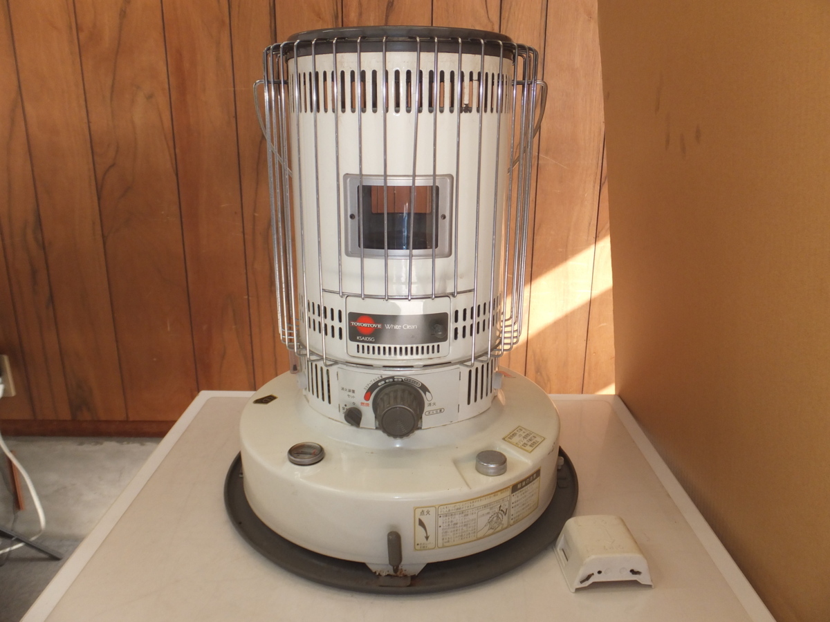 豊臣工業 トヨストーブ TOYOSTOVE White Clean KSA-105G 開放式石油ストーブ タンク容量 7.0L ジャンク(石油 ...