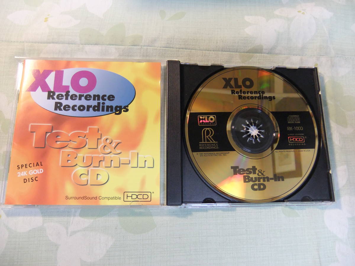 24金ゴールドCD 優秀録音レーベル 米XLO Reference Recordings RX-1000/HDCD Test&Burn-In ...