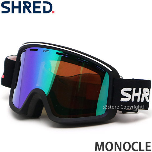 1円 20model SHRED MONOCLE BK CBL PLASMA MIRROR VLT 16% シュレッド ゴーグル スキー アジアンフィット 同梱不可(ゴーグル)｜売買された ...