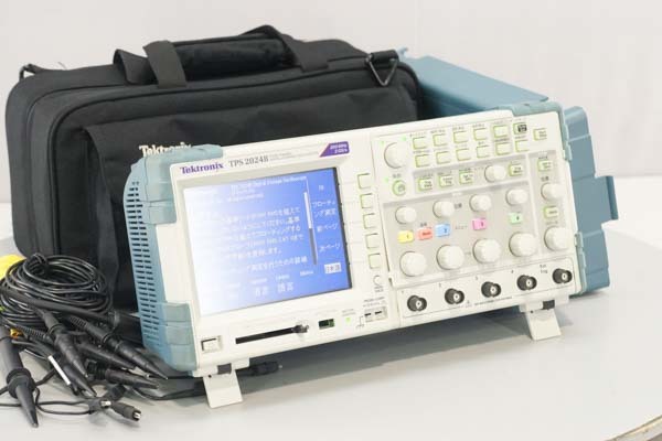 JB Tektronix TPS2024B FOUR CHANNEL DIGITAL STORAGE OSCILLOSCOPE オシロスコープ ...