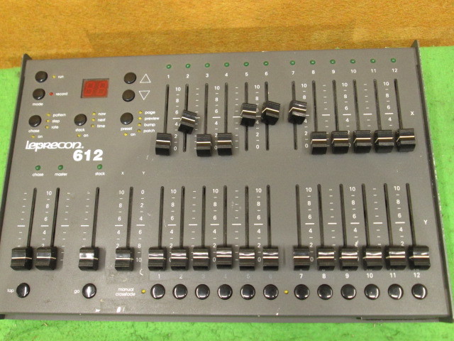 A10070 Leprecon 612 LP-612-MPX-D/A 舞台照明調光コントローラー 現状品 通電確認(レコーディング、PA機器 ...