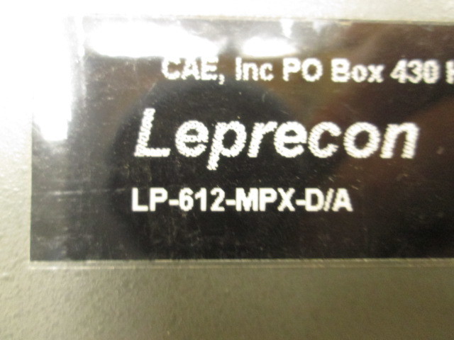A10070 Leprecon 612 LP-612-MPX-D/A 舞台照明調光コントローラー 現状品 通電確認(レコーディング、PA機器 ...