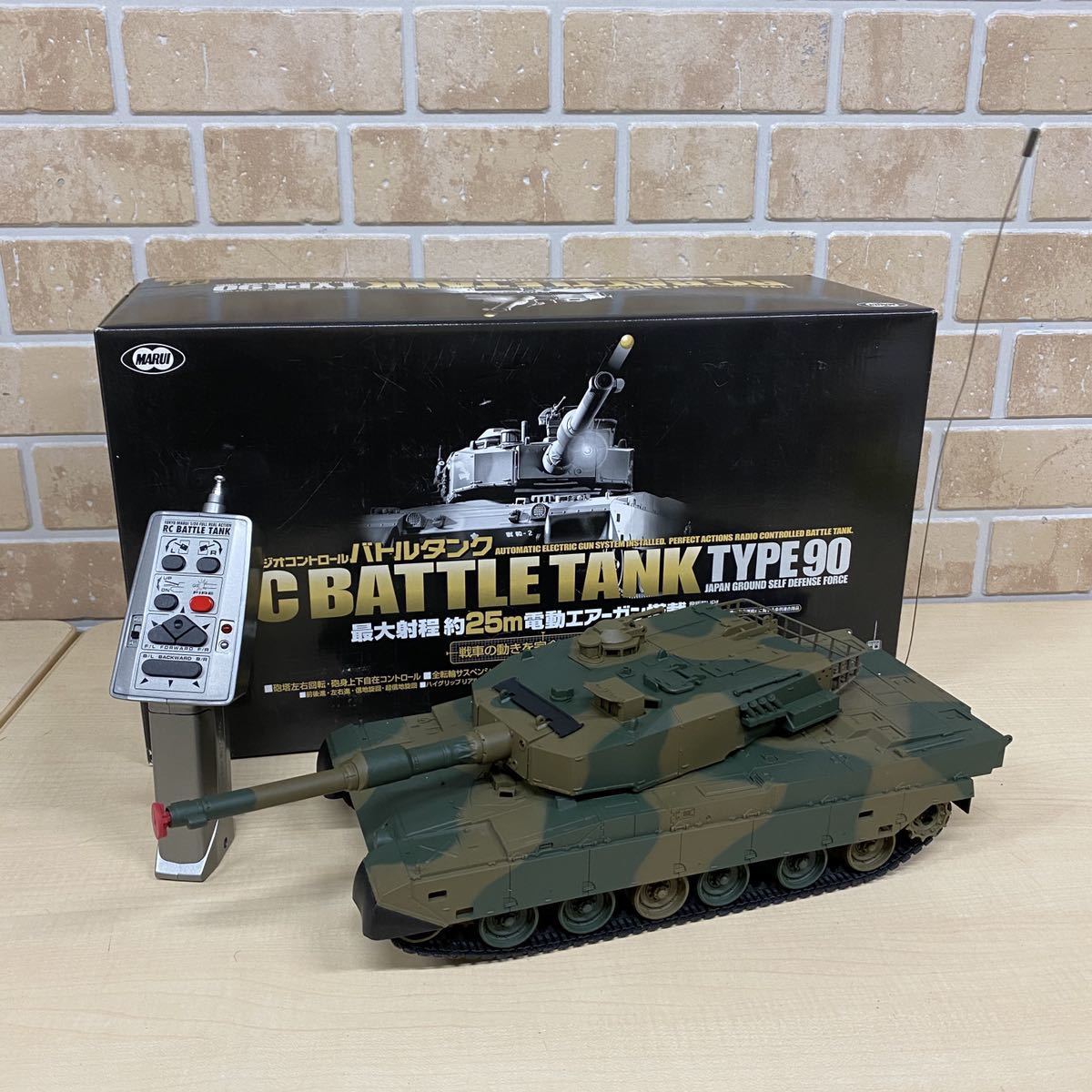 1円~ 動作未確認 ホビー ラジコン 1/24 RCバトルタンク 90式 MARUI 東京マルイ RC BATTLE TANK TYPE90 ...