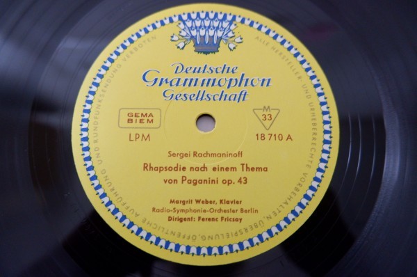 W1-209＜LP/独盤/美盤＞ Rachmaninoff: Paganini - Rhapsodie / Tscherepnin: 10 ...