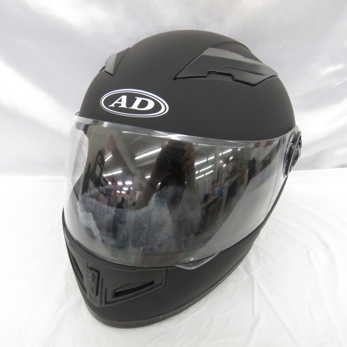 1円 品 ANDAヘルメット フルフェイスヘルメット ADシリーズ ブラック サイズ：55-60㎝ PSCマークなし 838135762(S ...