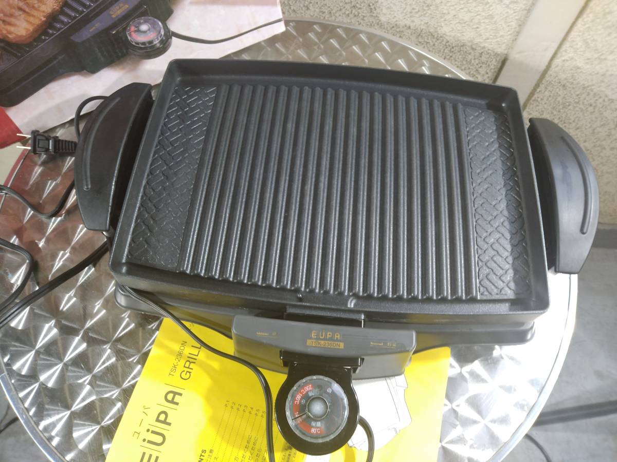 500円 EUPA 電気焼肉器 ダークグレー TSK-236DN 波形 ホットプレート up 通電確認済み温度調節 焼肉 お好み焼き 鉄板焼き(ホットプレート)｜売買されたオークション情報 ...
