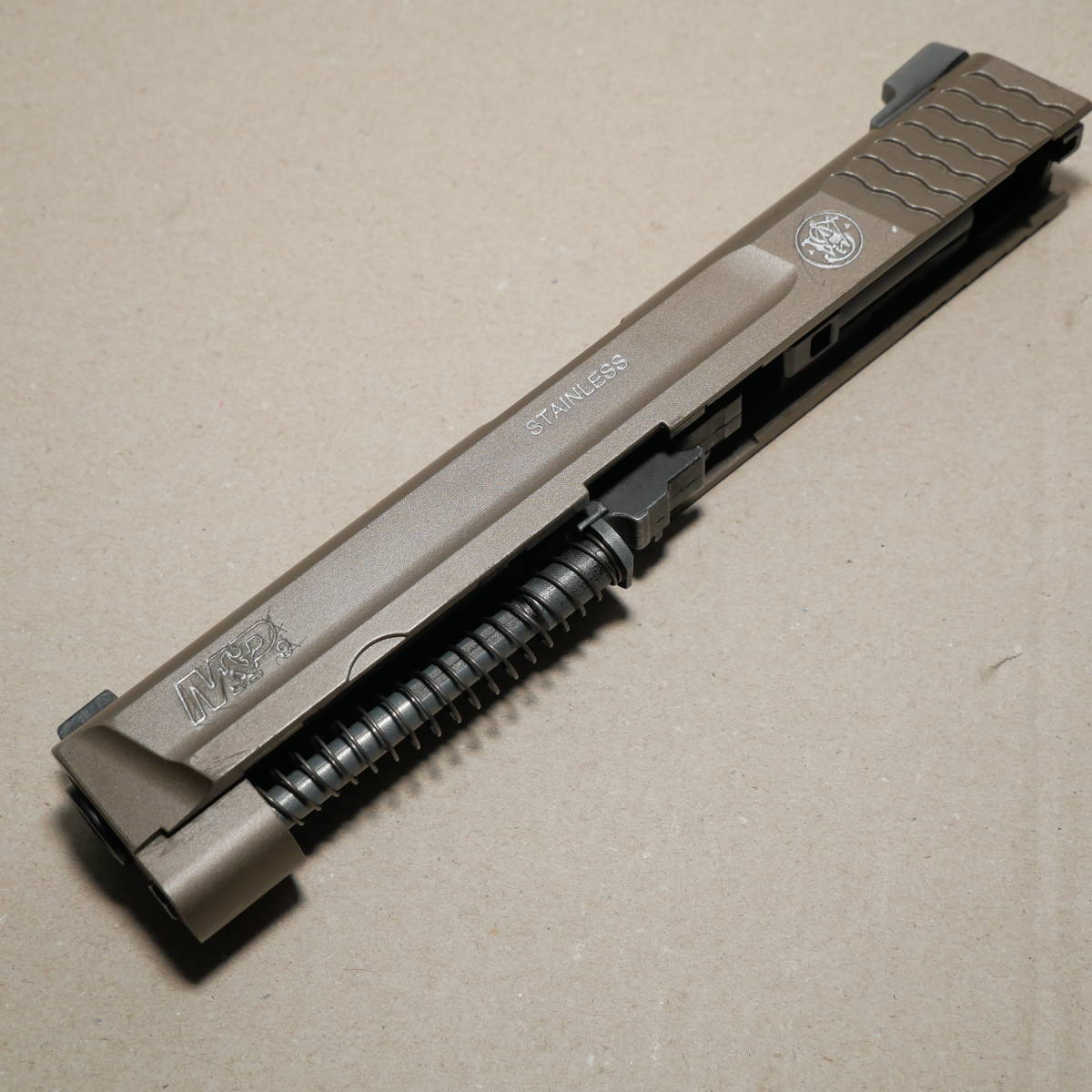 東京マルイ M＆P9 ガスブローバック TANカラー スライド一式のみ 墨入れあり(ガスガン)｜売買されたオークション情報、yahooの商品 ...