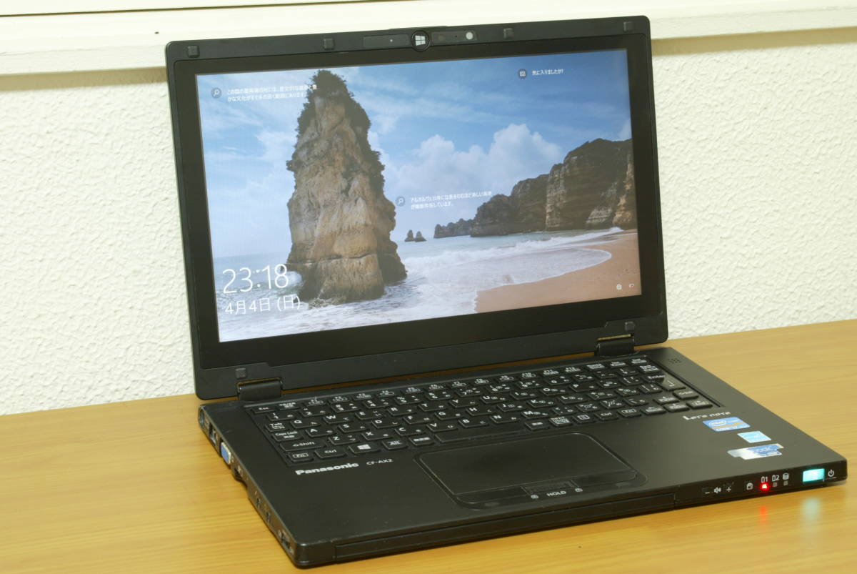 i7搭載 Panasonic Let's Note CF-AX2 Corei7 3537U メモリ4GB SSD 256GB Win 10 ...