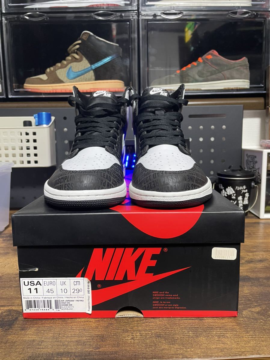 激レア 試着程度 Nike Air Jordan 1 Retro High RE2PECT Derek Jeter US11 JP29㎝(29 ...