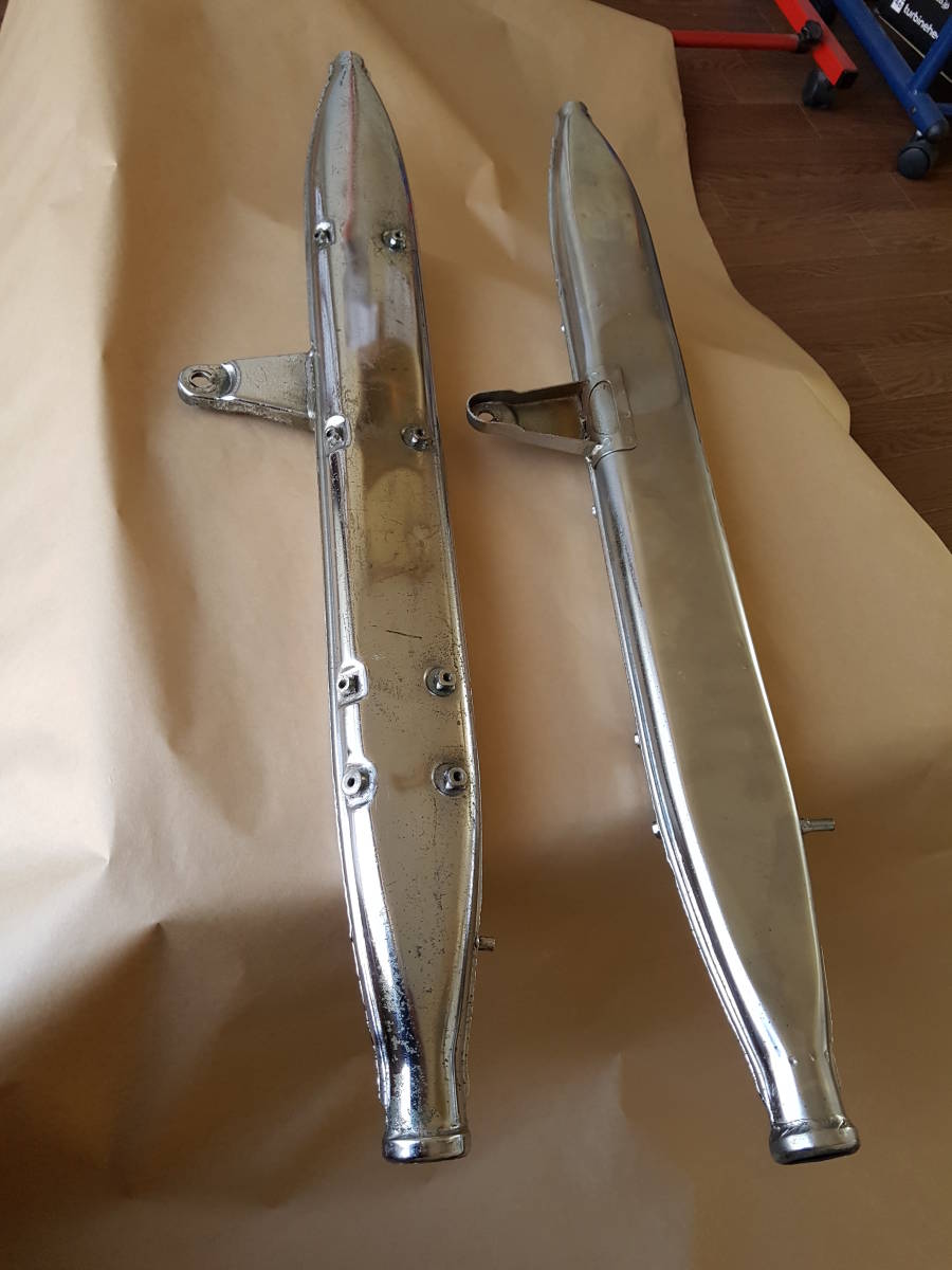 CS92マフラー左右 汚れ錆あり古品 CS92 C92 C95 C72 CD CB(マフラー本体（純正）)｜売買されたオークション情報 ...