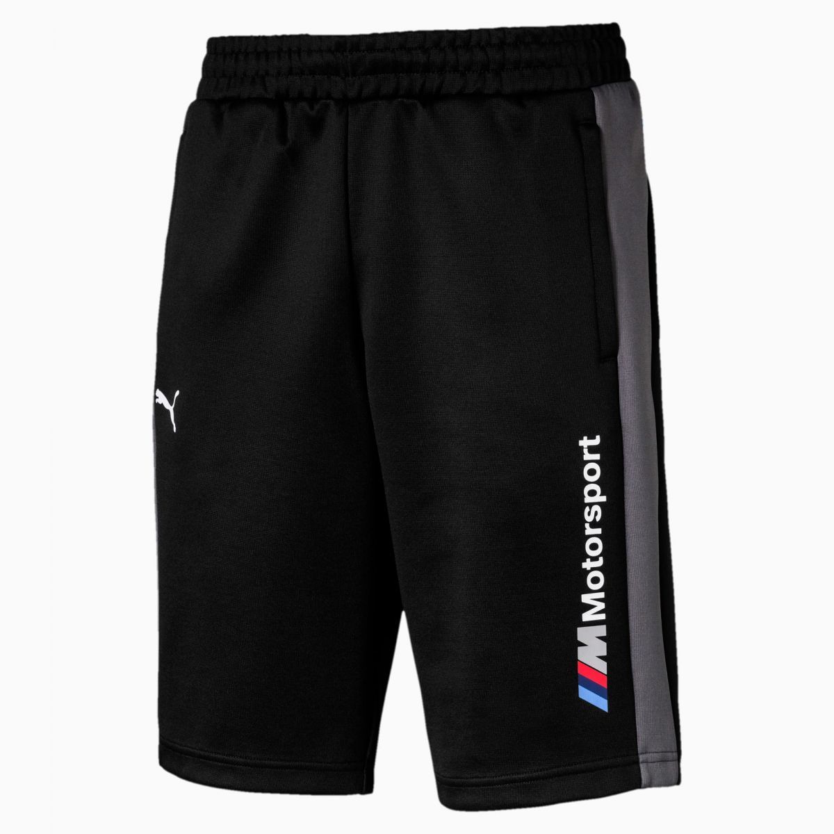 プーマ PUMA X BMW Motorsport コラボ メンズ ロゴ入り ジャージ 5分丈 ハーフパンツ 黒 579477-01-M US ...
