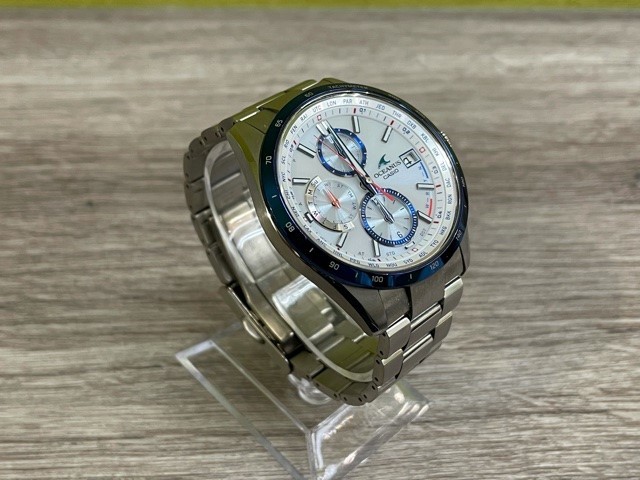 DK 3344 CASIO OCEANUS カシオ オシアナス 5347 OCW-T2610 メンズ腕時計 電波 ソーラー 替えコマ有 非稼働 ...