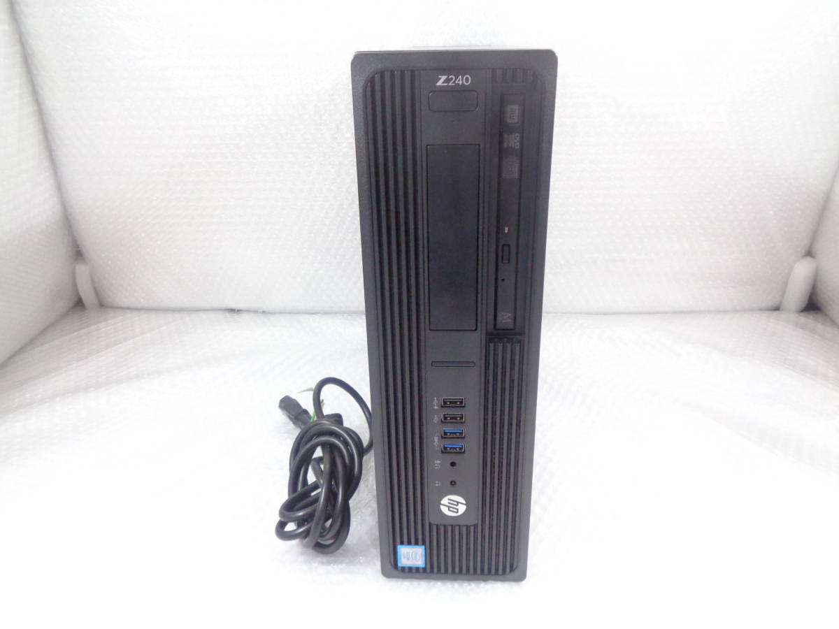 1円 HP workstation Z240 SFF/E3-1270 V5 3.6GHz/8GB/500GB/DVDドライブ/QUADRO ...