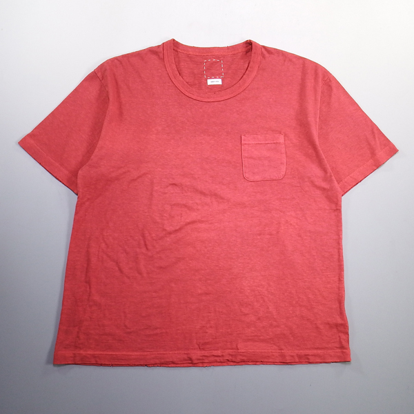 20aw visvim JUMBO TEE S/S UNEVEN DYE RED 3(トップス)｜売買されたオークション情報、yahooの商品 ...