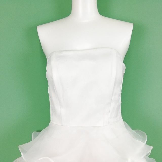 1円 ドレス ワンピース 白 キャバドレ パーティー 演奏会 発表会 フォーマル イベント ランクB DS3670(白)｜売買された ...