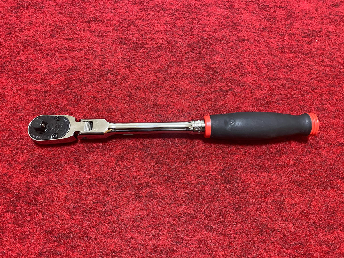 Snap On 3/8 スナップオン ソフトグリップ スタンダード ハンドルロック フレックスヘッド ラチェット FHX80A 3(ラチェット ...