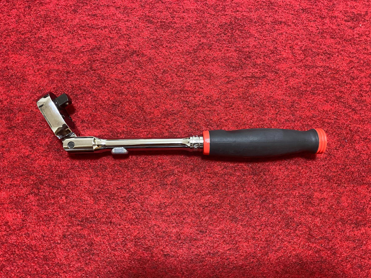 Snap On 3/8 スナップオン ソフトグリップ スタンダード ハンドルロック フレックスヘッド ラチェット FHX80A 3(ラチェット ...