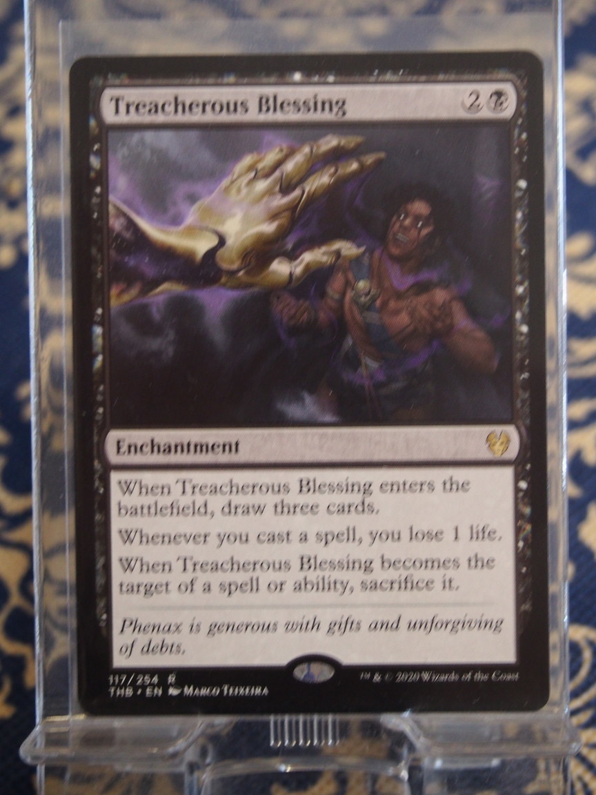 0027/裏切る恵み/Treacherous Blessing/テーロス還魂記 通常版 / 英語版(黒)｜売買されたオークション情報 ...