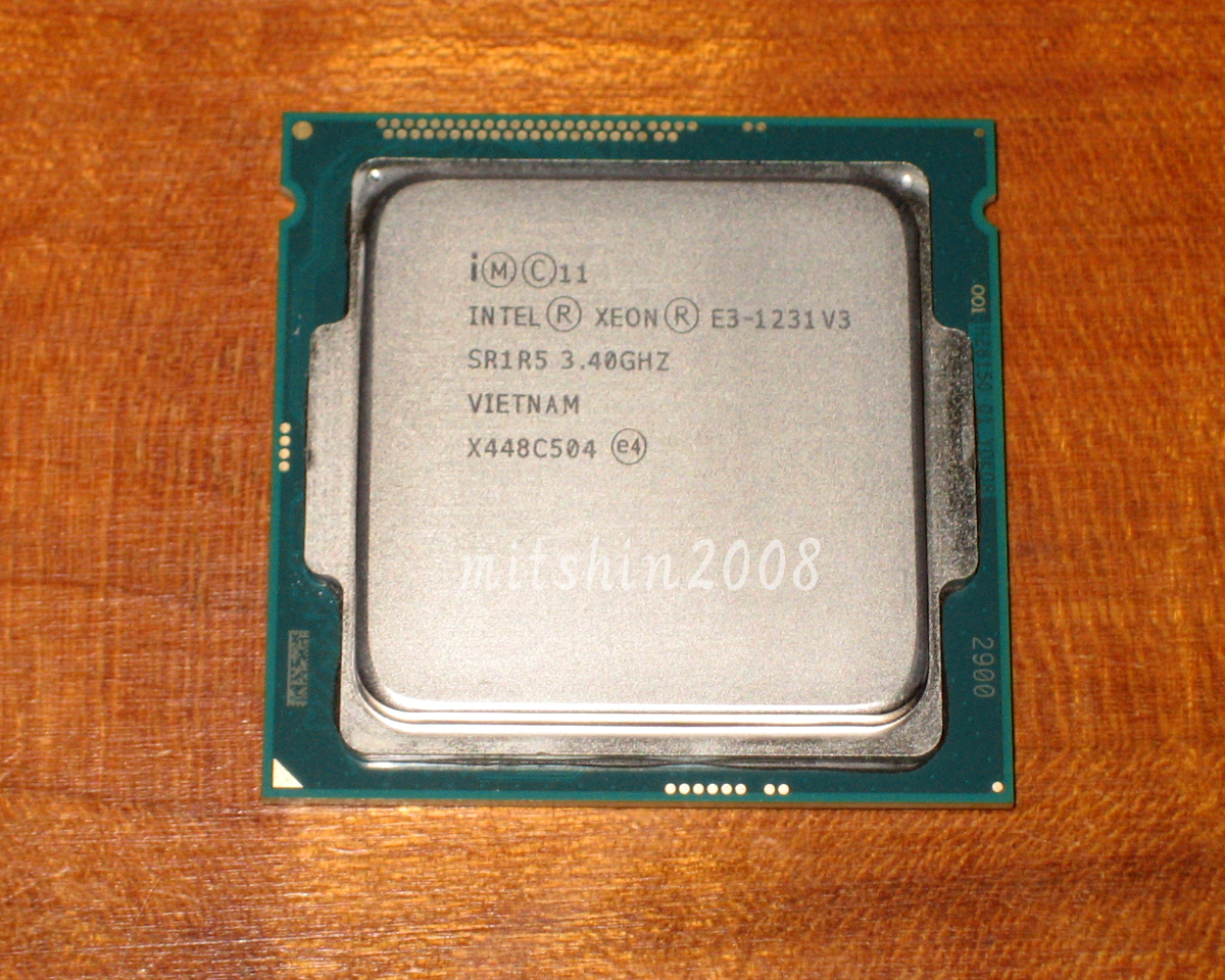 Intel Xeon E3-1231 v3 3.4GHz TB:最大3.8GHz LGA1150 Haswell クリックポストなら送料198 ...