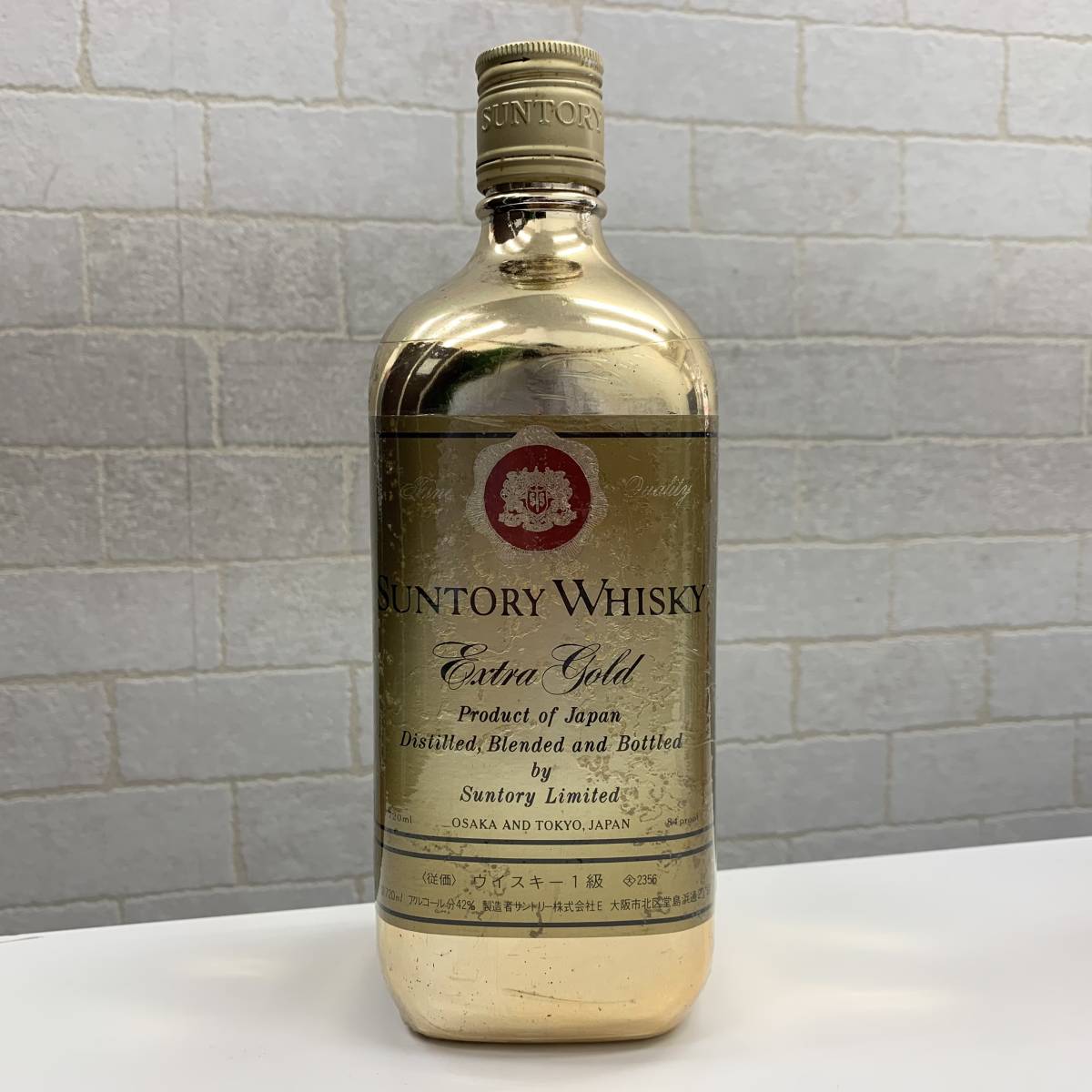 未開栓 SUNTORY サントリー Extra Gold エクストラゴールド WHISKY ウイスキー1級 金ボトル 720ml 総重量 約 1215g 42% 従価 古酒(日本)｜売買された ...