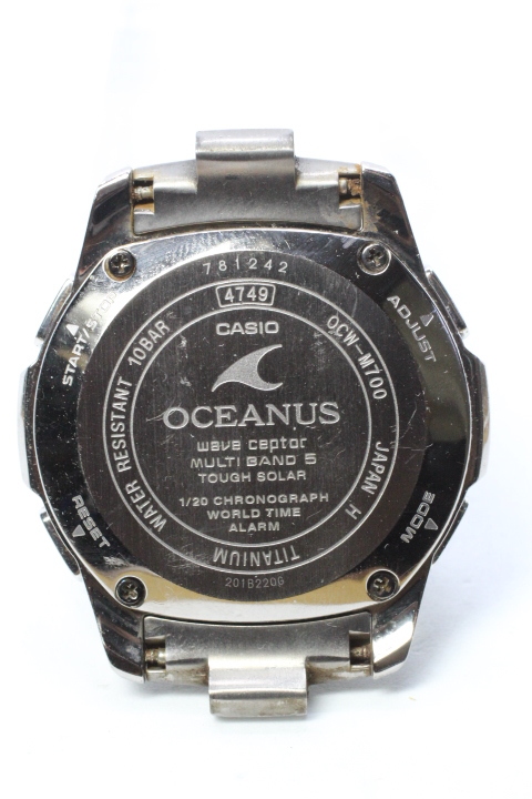 CASIO OCANUS OCW-M700 JAPAN H TITANIUM WAVE CEPTOR MULTI BAND 5 TOUGH ...