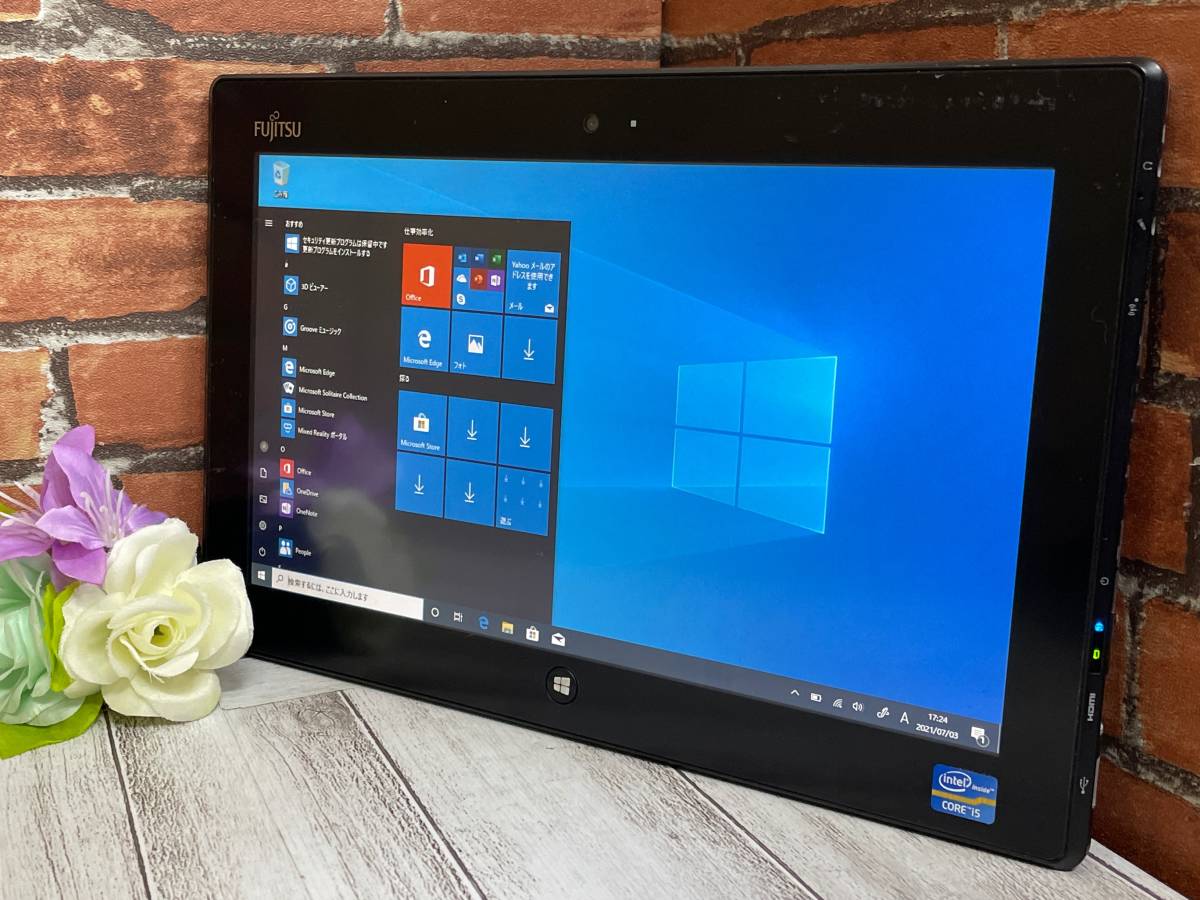 富士通 STYLISTIC Q702 F Core i5 3427U 1.8Ghz RAM:4GB SSD:128GB 11.6インチ ...