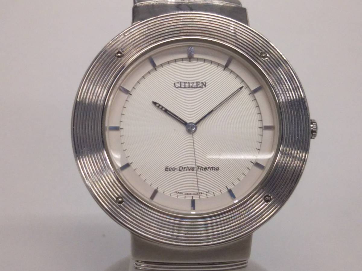 ジャンク 不動品 CITIZEN シチズン Eco-Drive Thermo エコドライブサーモ E930-H23087 腕時計 メンズ ...